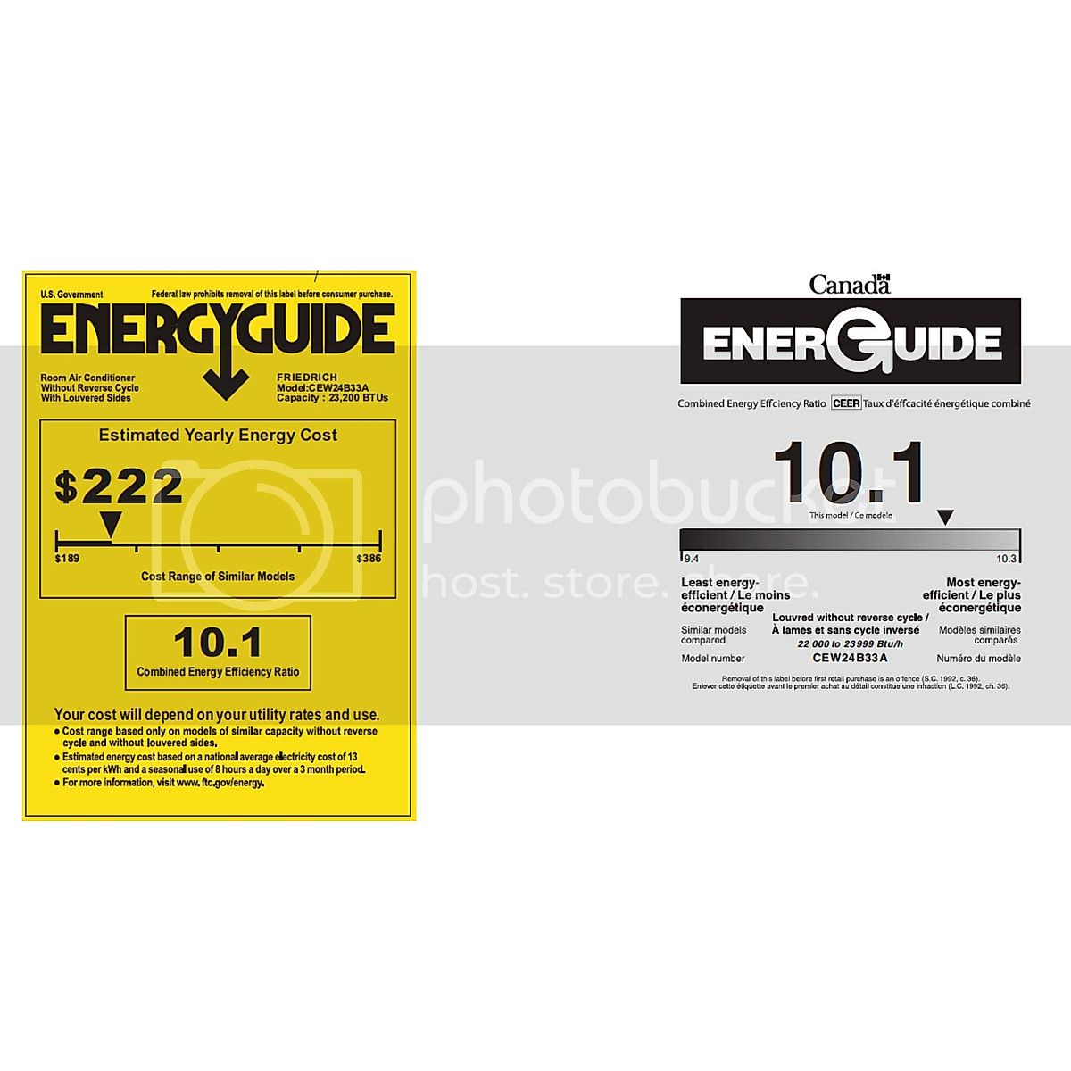 Friedrich CEW24B33A Chill Premier Smart Air Conditioner Window Unit, WiFi Mobile Control, White, Heating & Cooling Capacity (24000 BTU)