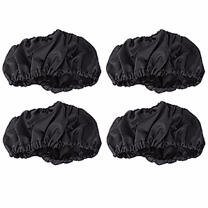 4Pcs/Set Baby Carriage Dust Cover Stroller Wheel Black Dustproof Accessories for Child Kid Baby(S)