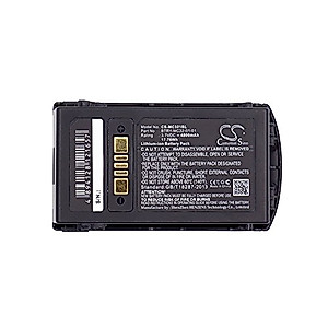 MAUSOCELA Barcode Scanner Replacement Battery, Compatible MC3200,MC32N0,MC32N0-S,MC3300 Battery-4800mAh