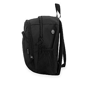 Everest Deluxe Small Backpack, Black, One Size