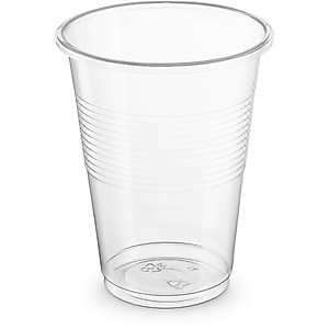 PLASTICPRO 7 oz Clear Plastic Disposable Drinking Cups [300 count]