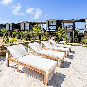 2 Pieces Waterproof Patio Lounge Chair Cover Heavy Duty Outdoor Chaise Lounge Covers 85L x 33W x 33H Plastic Outdoor Furniture Covers Clear Chaise Cover Large Weatherproof Patio Sofa Furniture Covers