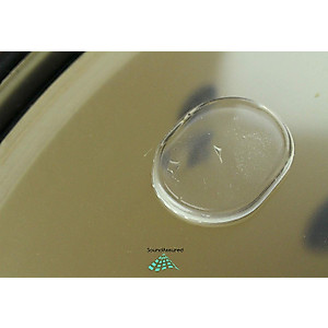 Drum Damper Gel Pads For Drums Tone Control, Non-toxic Silicone Drum Dampeners, Clear Resonance Pads For Drum Muffling (18 Pack)