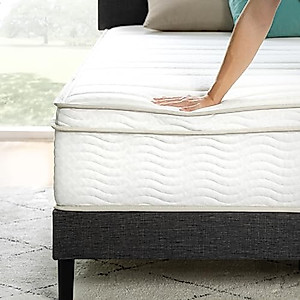 ZINUS 12 Inch Foam and Spring Hybrid Mattress [New Version], King, Fiberglass Free, Medium Firmness, Durable Support, Certified Safe Foams & Fabric, Mattress in A Box