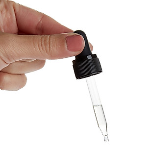 Juvale 48 Pack .5 oz Amber Glass Bottles with Dropper Dispenser and 6 Funnels for Essential Oils, Aromatherapy, Liquids (54 Total Pieces, 15ml)