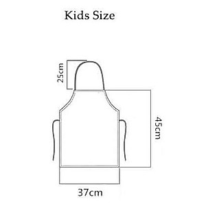 Unique Aprons - Llama Alpaca Apron Children's Apron for Birthday Party's, Gardening, Kitchen, Cooking and Baking Chef Activity Small Size for 3-8 Year Old Toddler Kids Girl and Boy, Mommy and Me