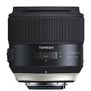 Tamron F1.8 VC 35mm USD Lens for Nikon - Black