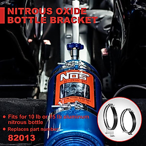 Universal 7" Nitrous Oxide Bottle Bracket for 10LB 15LB Aluminum Bottle 82013
