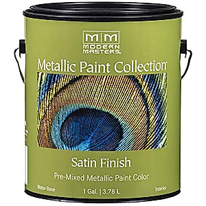 Modern Masters 1 gal ME196 Pearl White Metallic Paint Collection Water-Based Decorative Metallic Paint