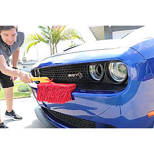 California Car Duster 62442 Standard Car Duster with Wooden Handle