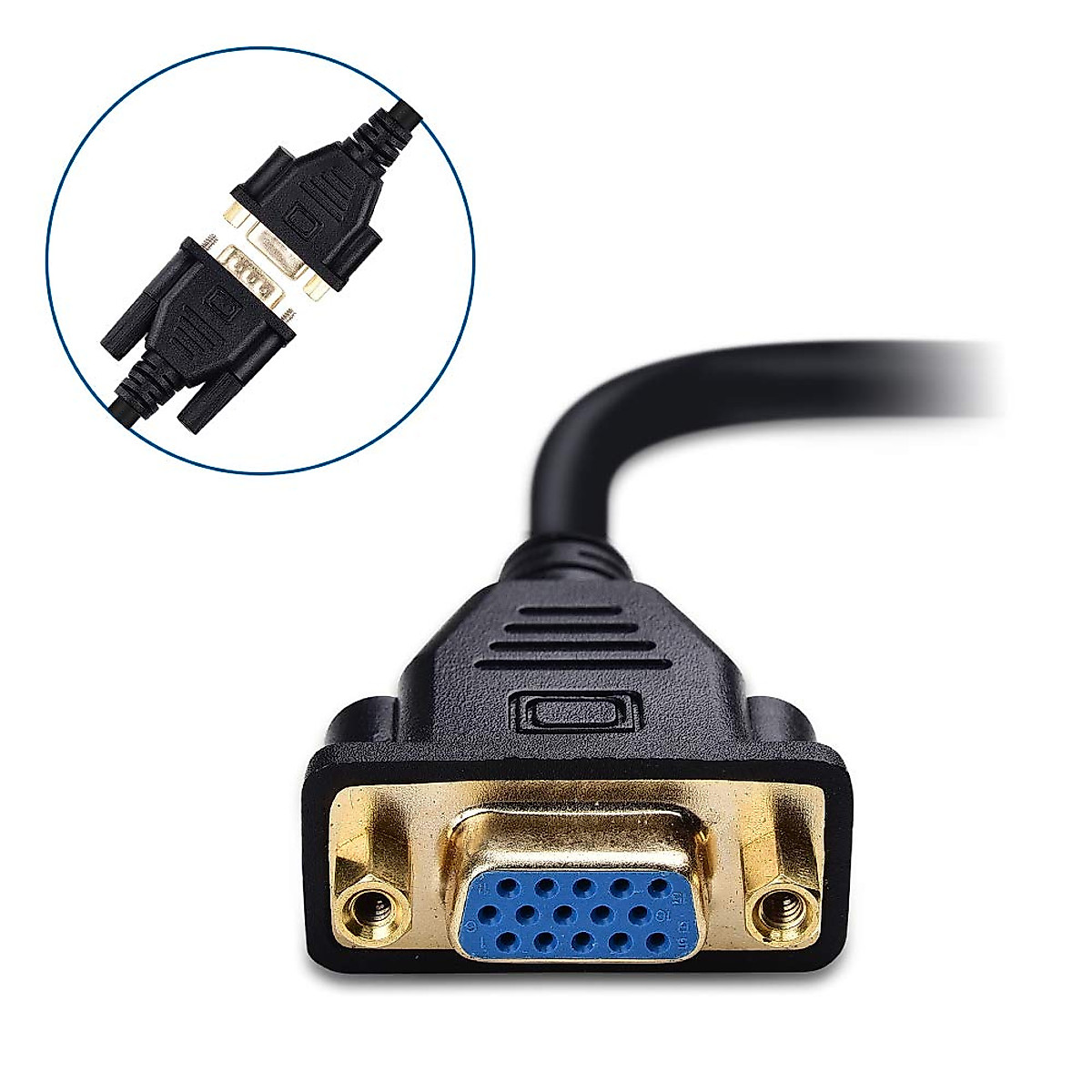 Cable Matters VGA Extension Cable (VGA Cable Male to Female) - 6 Feet, Not Regular VGA Cable