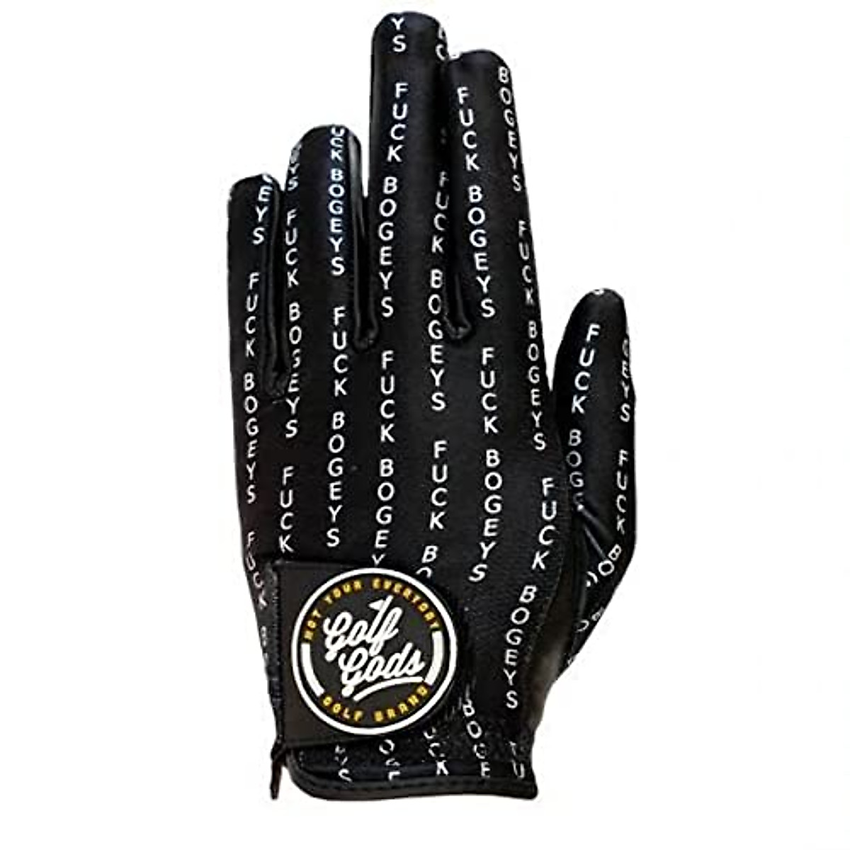 Golf Gods - Golf Glove 'Fuck Bogeys' Medium - Left
