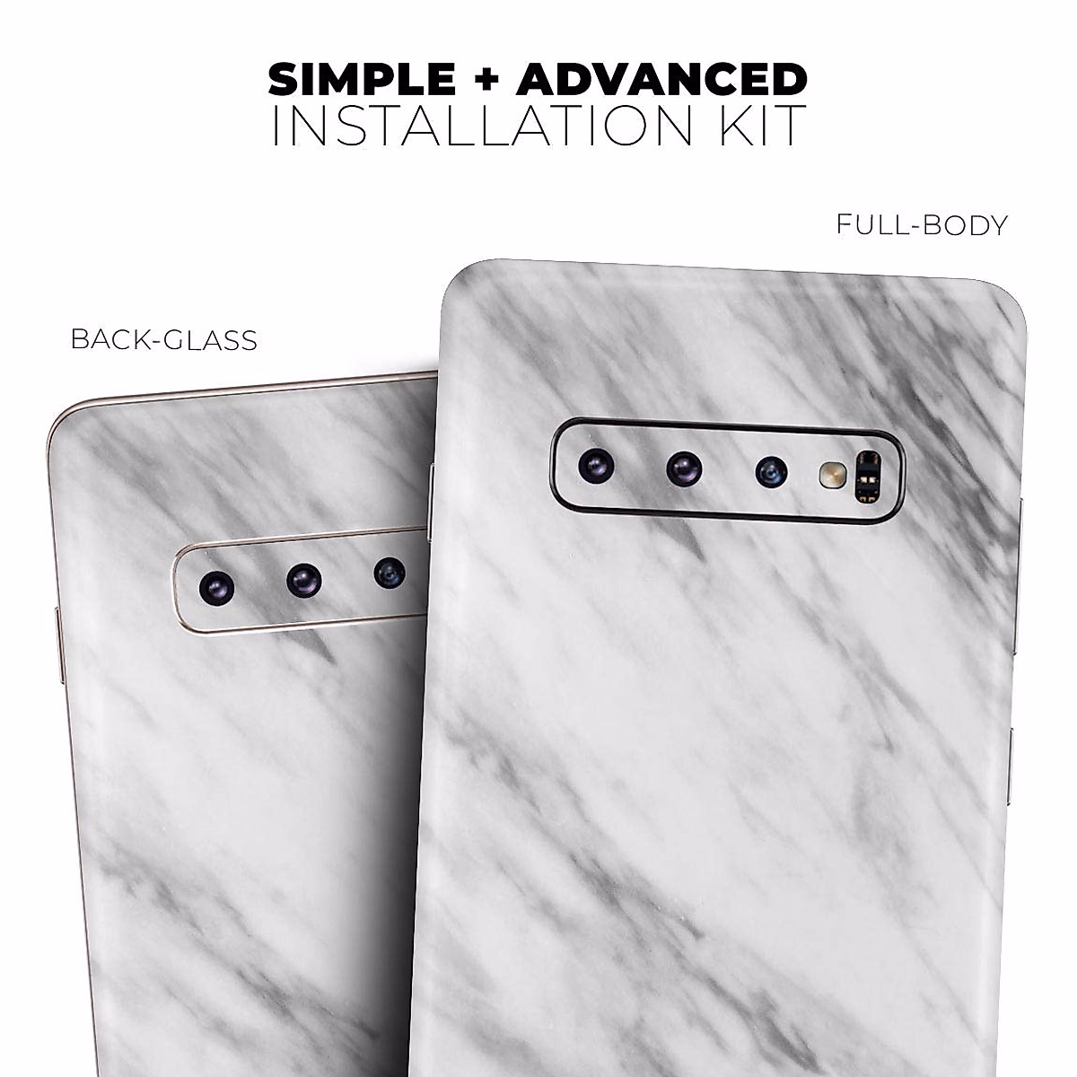 DesignSkinz Slate Marble Surface V10 Protective Vinyl Decal Wrap Skin Cover Compatible with The Samsung Galaxy S20 (Screen Trim & Back Glass Skin)