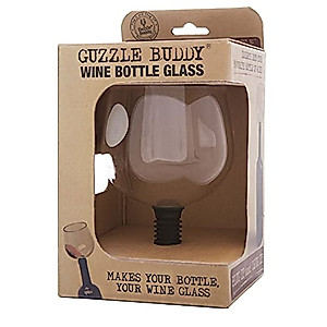 Guzzle Buddy Wine Bottle Glass, It Turns Your Bottle into Your Glass, Original As Seen on Shark Tank