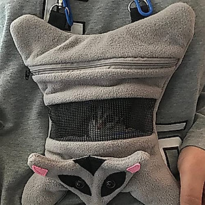 Glider Bonding Pouch - Carry Bonding Pouch for Sugar Gliders, Rats, Ferrets, Chinchillas, Squirrels, Marmosets, Hamsters, Gerbils & Small Animals