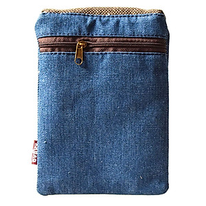 WITERY Small Crossbody Bags for Teen Girl - Handmade Cute Canvas Cross Body Phone Purse Cloth Pouch with Adjustable Shoulder Strap, Mini Women Travel Cell Phone Purse Wallet