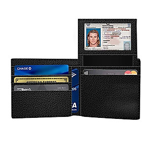 Ztion Unique Desige Pattern - Basketball Player Pattern, Slim Front Pocket Wallet Billfold RFID Blocking