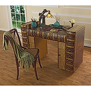 Design Toscano Literary Volumes Writing Desk, full color