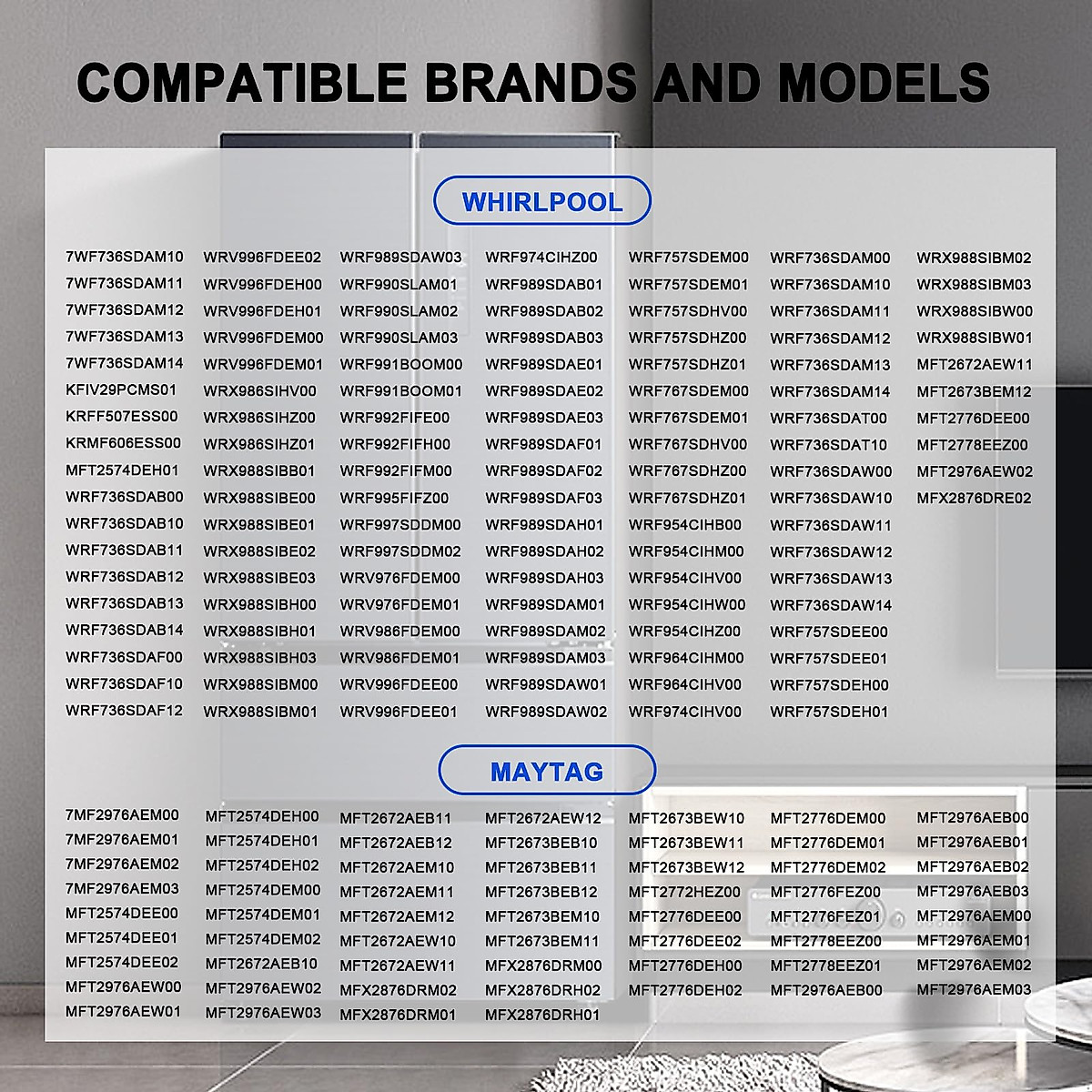 W10394076 W10865826 Refrigerator Water Inlet Valve Compatible with Whirlpool, Kitchen-Aid Refrigerator, Replacement for K-78282 W10726788 W10833705 W10872966 WPW10394076