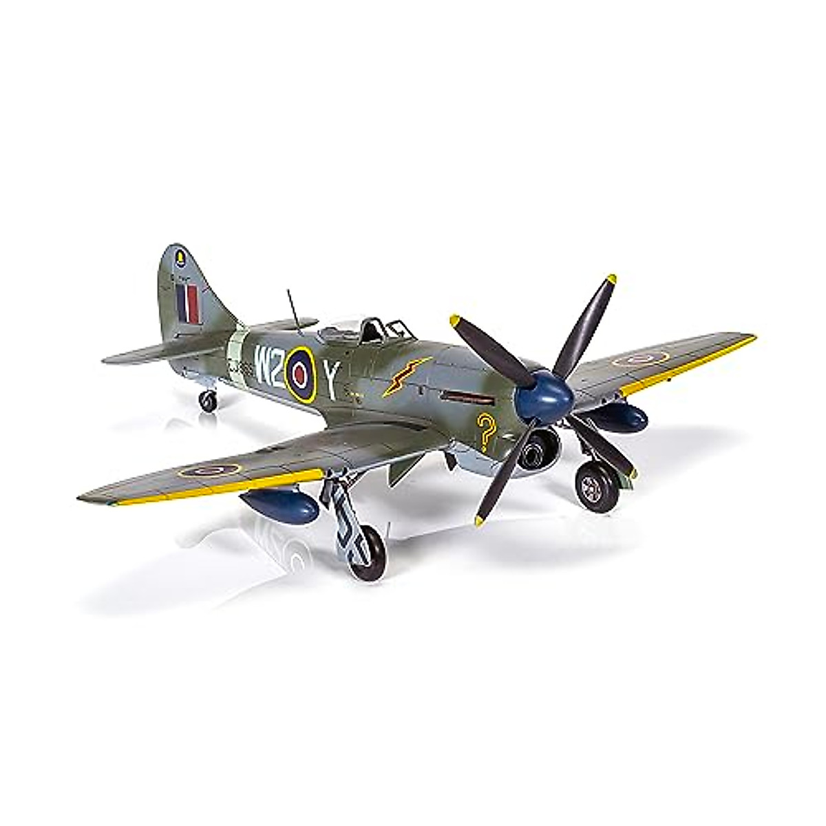 Airfix Model Airplane Kit Gift Set - A02110 Hawker Tempest Mk.V Post War, Plastic Plane Model Kits for Adults & Kids 14+, Skill Level 2, 1:72 Scale WW2 Military Aircraft Models for Beginners