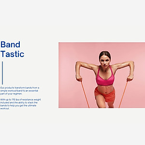 MOJCO Suspension Resistance Bands 11PCS Stackable Resistance Bands Set Workout Exercise Yoga Workout Fitness Training Tubes - 100 lbs