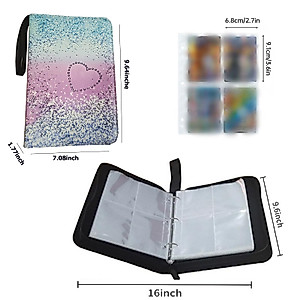 Card Binder, SouthStar 4-Pocket Trading Cards Binders 400 Pockets with 50 Removable Sleeves, 3-Ring Card Collection Album Holder Card Storage for Girls Trading Cards