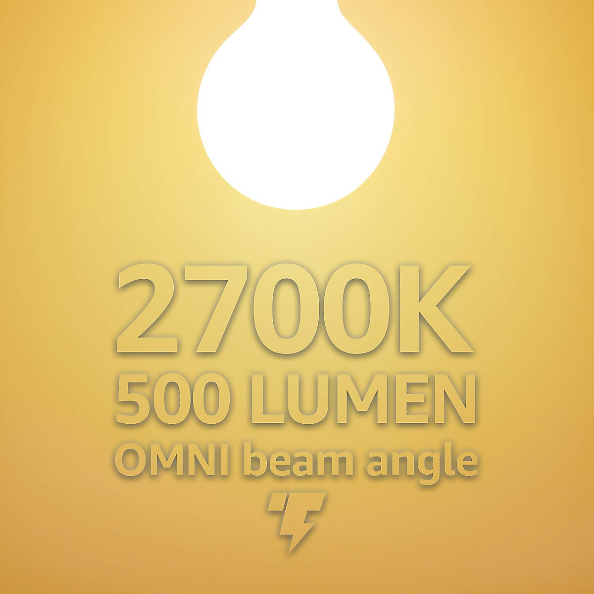 TORCHSTAR G25 Globe Light Bulbs LED Dimmable, Round Frosted Vanity Light Bulb for Bathroom, LED Edison Bulb, 4.5W(60W Eqv.), UL & Energy Star Listed, 500lm, E26 Base, 2700K Soft White, Pack of 6