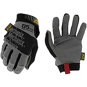 Mechanix Wear: Specialty 0.5mm High-Dexterity Work Gloves (Large, Black/Grey)