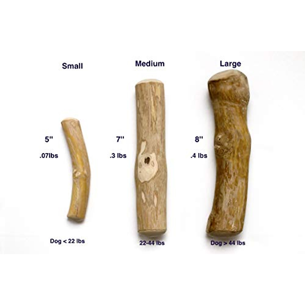 Pet Full House WoofWood Dog chew Sticks, Safe, Natural & Healthy chew Toys, Real Coffee Wood, Long Lasting, Durable chewable Stick and Toy, Aggressive chewers for Dogs, Dog chew Bones (Medium)