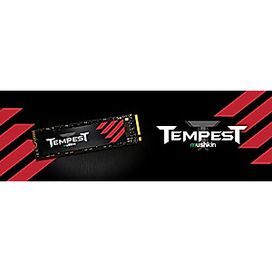 Mushkin Tempest – 1TB PCIe Gen3 x4 NVMe 1.4 – M.2 (2280) Internal Solid State Drive (SSD) – 3D NAND Flash - (MKNSSDTS1TB-D8)