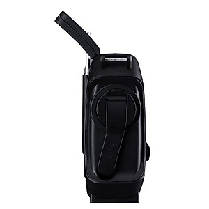 Kaito KA500IP-BLK Voyager Solar/Dynamo AM/FM/SW NOAA Weather Radio with Alert and Cell Phone Charger, Black