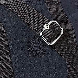 Kipling Women's Asseni Mini Tote, Compact Lightweight Everyday Purse, Nylon Shoulder Bag, Blue Bleu 2