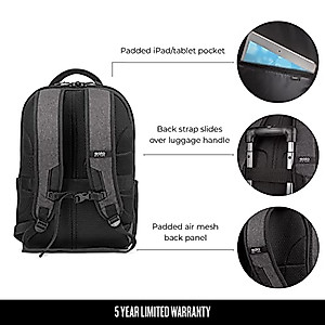 Solo New York Depart TSA Backpack, Black