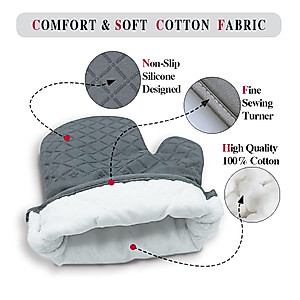 This is Going to be Fxxxing Delicious,Oven Mitts and Pot Holders Sets of 2，Funny Oven Mitt，Silicone Non-Slip Oven Mitts, for Mom,Perfect for Kitchen,Cooking,Baking,Grilling