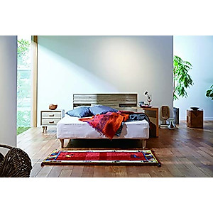 Sakuraya Industrial BA-34 Night Table, Natural, Width 17.7 inches (450 mm)