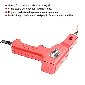 Welder Gun, Professional Welding Gun Automotive Bumper Fairing Welding Tool Easy Operation (Red)