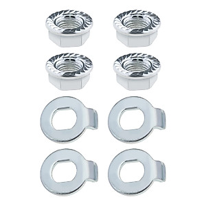 SING F LTD 4PCS Front Wheel Motor Nut Washer Set Compatible with Xiaomi M365 Essential 1S Pro Pro 2 Version Electric Scooters Replacement Parts