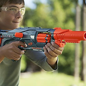Nerf Elite 2.0 Eaglepoint RD-8 Blaster - 8-Dart Drum, Detachable Scope and Barrel, 16 Official Elite Darts, Bolt Action