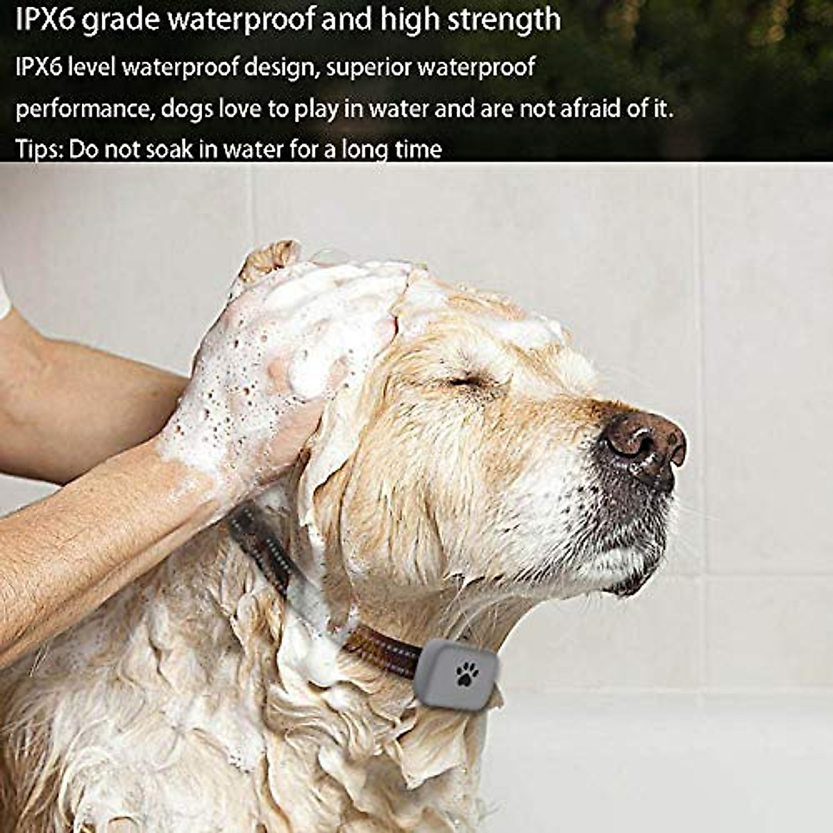 SEG Pet Location Tracker, Anti-Lost, Waterproof and Dustproof Miniature Locator for Dogs and Pets