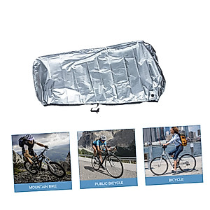 CLISPEED 3pcs Bicycle Cover Bike Rain Cover Bag Cover Outdoor Tricycle Cover Bike Cover Protector Bike Cushion Cover Sport Accessories Wear-Resistant Bike Cover Bike Rack 210d Motorcycle
