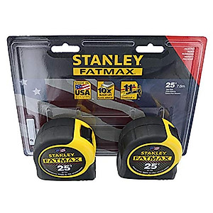 STANLEY Consumer Tools FMHT74038 25' Fatmax Tape Measure (2 Pack)