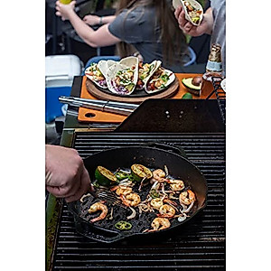 Lodge 12" Cast Iron Dual Handle Grill Basket