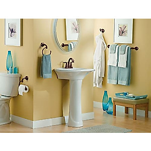 Moen YB2808BN Eva Collection European Single Post Toilet Paper Holder, Brushed Nickel