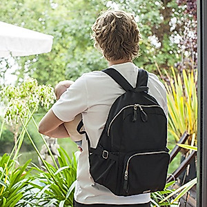 Storksak Hero Backpack Diaper Bag, Black, One Size