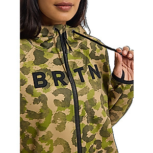 Burton Women's Standard Crown Weatherproof Long Full-Zip Fleece, Felidae, Medium