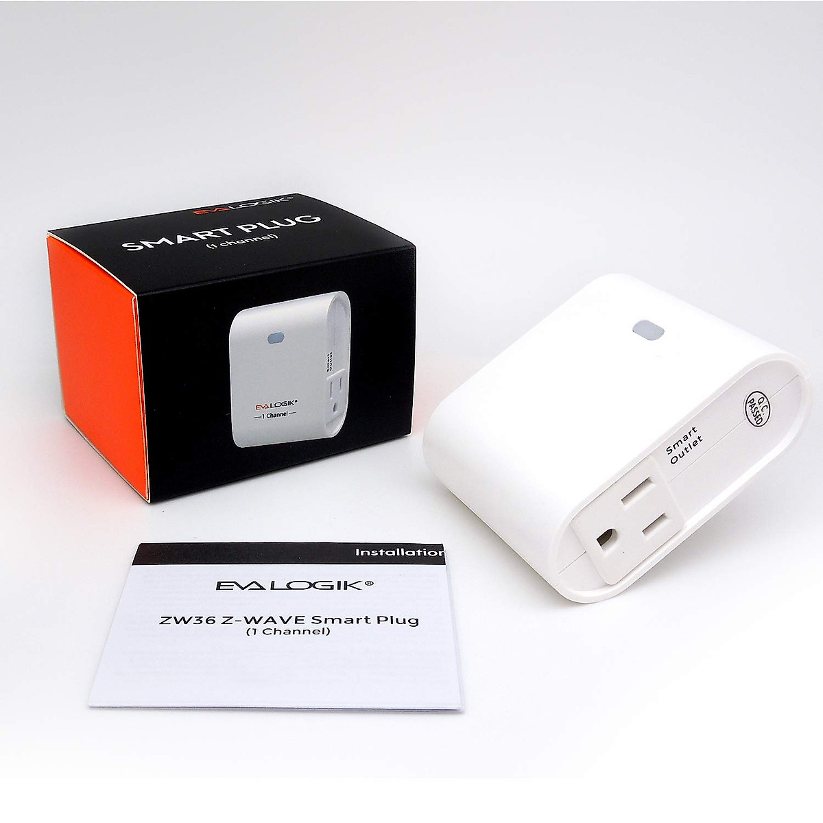 Z-Wave Smart On/Off Light and Appliance Plug, Dual Outlet Plug-in, 1 Alway-On+ 1 Smart Switch, Zwave Hub Required, Works with SmartThings, Wink