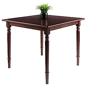 Winsome 94736 Mornay Dining Table, Walnut, 35" square