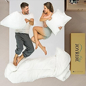 JOYRIDE SLEEP King Size Mattress in a Box, 10 Inch Memory Foam Mattress for Pressure Relief & Cooling Gel, Medium Firmness Bed Mattress, Lasting Comfort, Fiberglass Free, CertiPUR-US