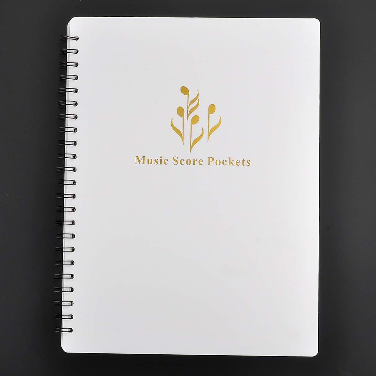 Music Sheet File Paper Storage Folder Creative Change Spectrum Folder A4 Letter Size Double Side Sheet Music Folder File for Holding Sheet Music and Files Etc (White)