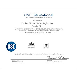 Home Master Whole House Three Stage Water Filtration System with Fine Sediment, Iron and Carbon, Blue